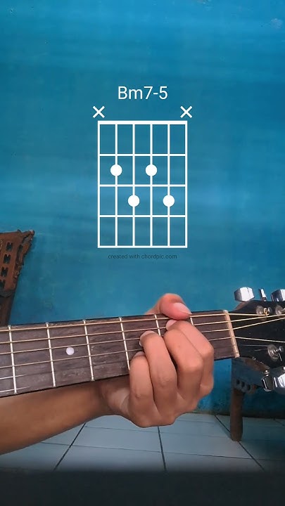 Playing "Bm7-5 or B half diminish" Chord on Guitar! #shorts - YouTube