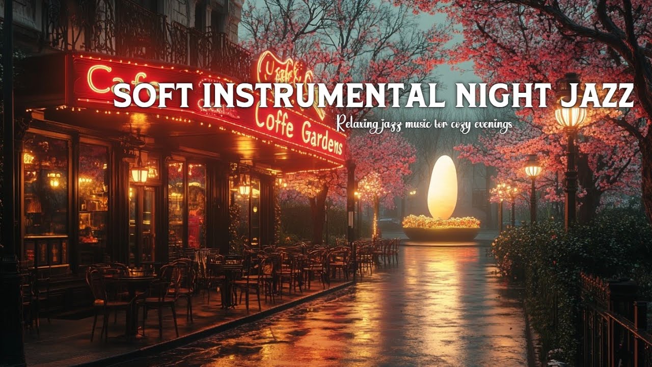Cafe Night Jazz Bliss 🎶 Smooth Evening Music for Winter Vibes, Calm Study, and Relaxation - YouTube