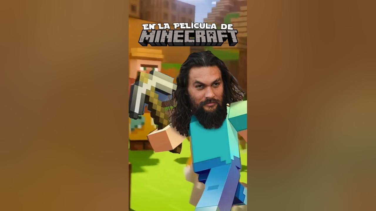 JASON MOMOA SERÁ STEVE EN LA PELICULA DE MINECRAFT - YouTube