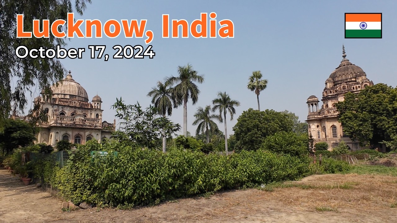 Lucknow, India - Oct 17, 2024 [4K/60fps] (61 minutes) - YouTube
