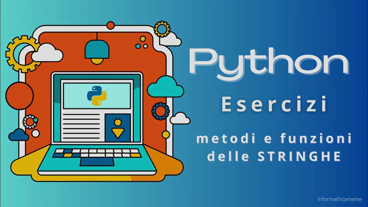 Gestiamo l'input: manipoliamo le stringhe - Esercizio Python 01 - YouTube