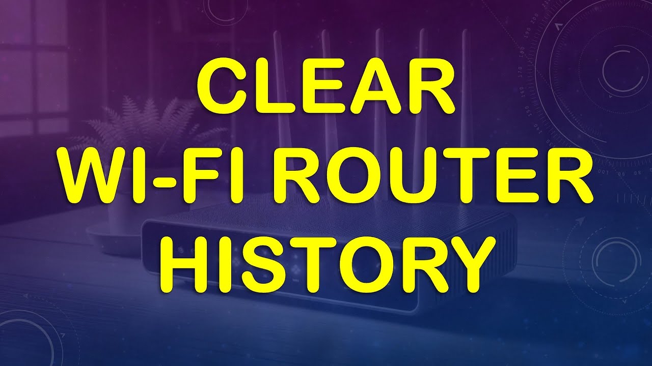 How do I clear my WiFi Router history? - YouTube