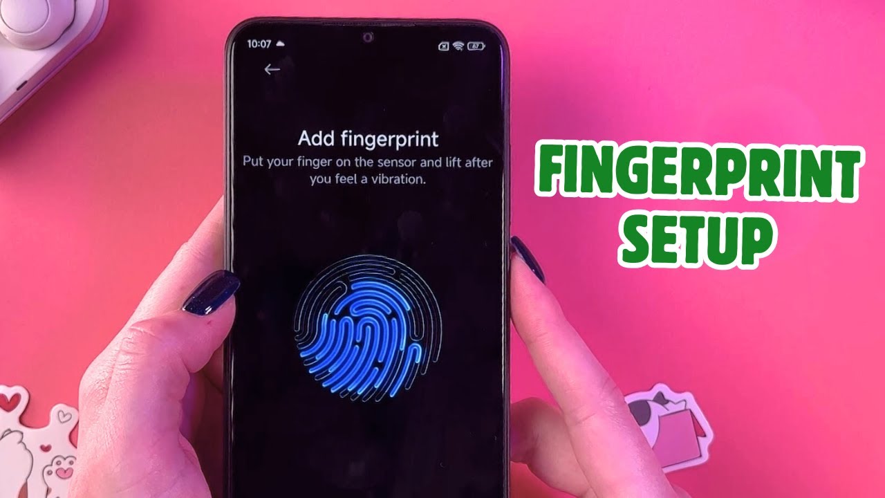 How to Set Up Fingerprint on Xiaomi Redmi 10 - YouTube