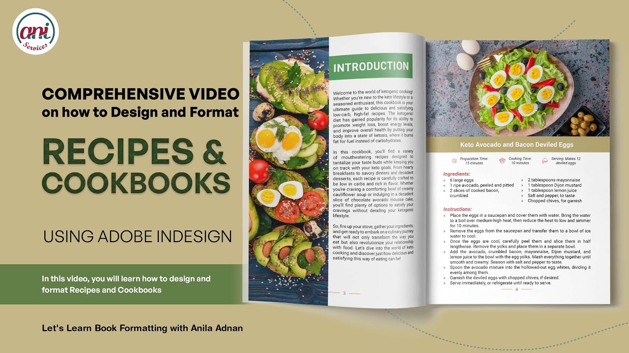 How to Design and Format Recipes and Cookbooks | KDP Books | Adobe ...
