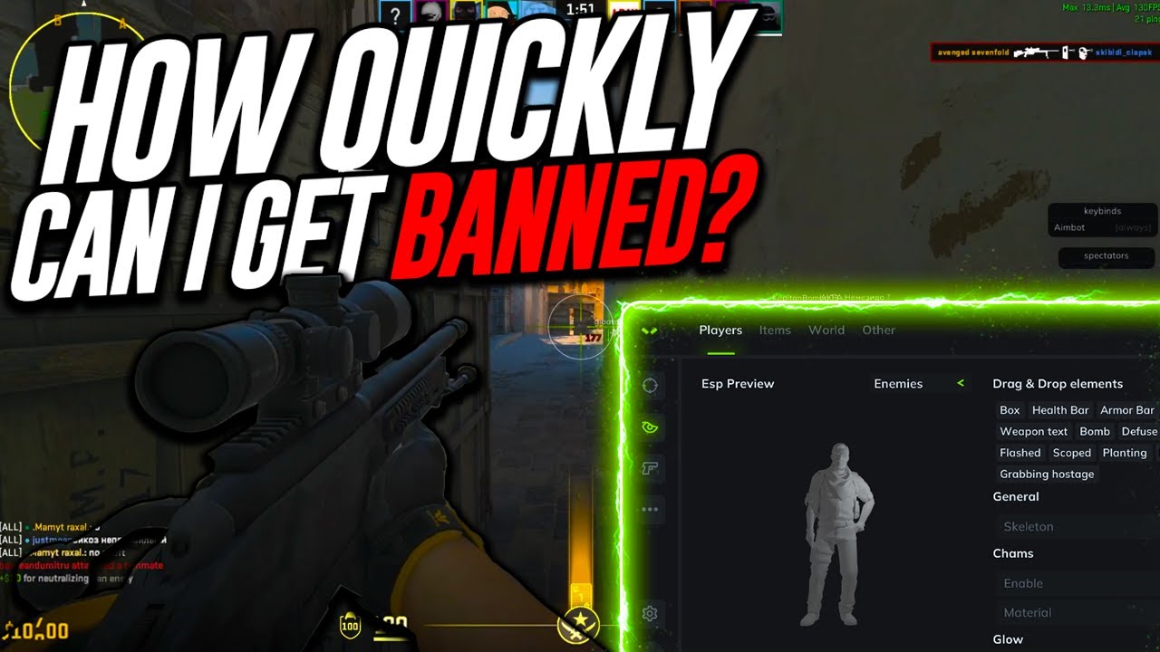 SpeedRunning CS2 With CHEATS Until I Get Banned... (Predator.Systems ...
