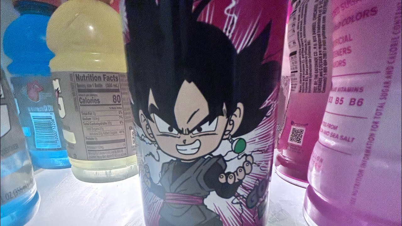 The ne w limited edition peach goku black drink - YouTube