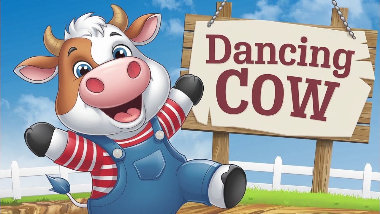 THE DANCING COW SONG FOR KIDS/ kids dance song #kidssongs #cow # ...