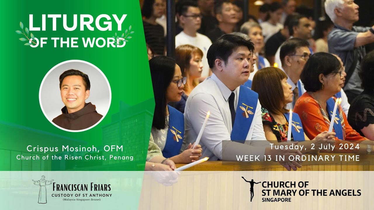 Liturgy of the Word - Thy Will Be Done - Friar Crispus Mosinoh - 2 July 2024 - YouTube