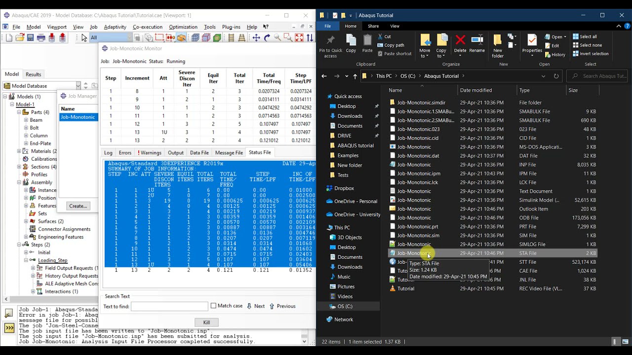 17 ABAQUS Tutorial Submitting And Monitoring A Job YouTube 17-abaqus-tutorial-submitting-and-monitoring-a-job-youtube