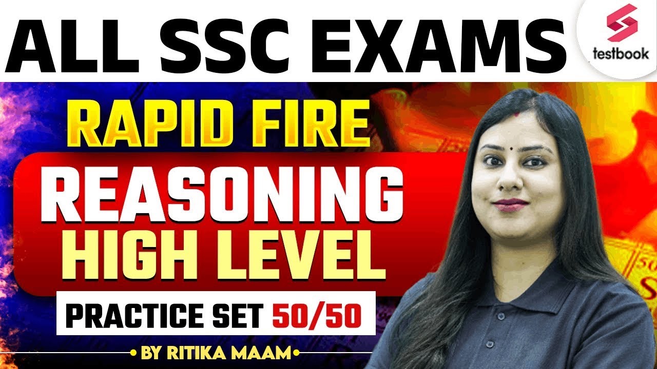 ALL SSC Exams Rapid Fire Reasoning High Level Practice Set 50/50 | By ...
