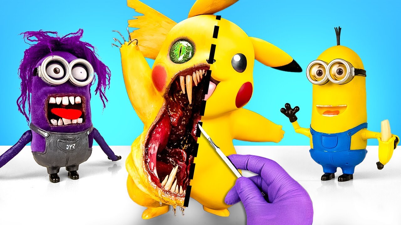 We Transformed Adorable Creatures into Spooky Monsters! 🦄👾🐙 Minion ...