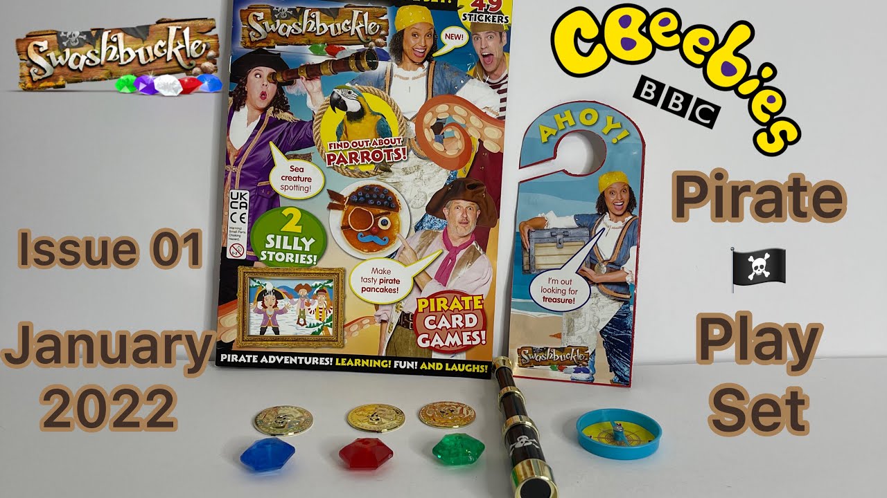 Swashbuckle magazine issue 1 with pirate play set 🏴‍☠️ - YouTube