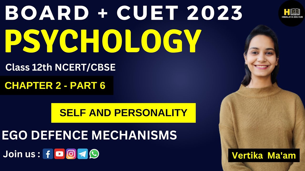 Class 12 - Psychology - Chapter 2 - Self & Personality (Part 5) Board ...