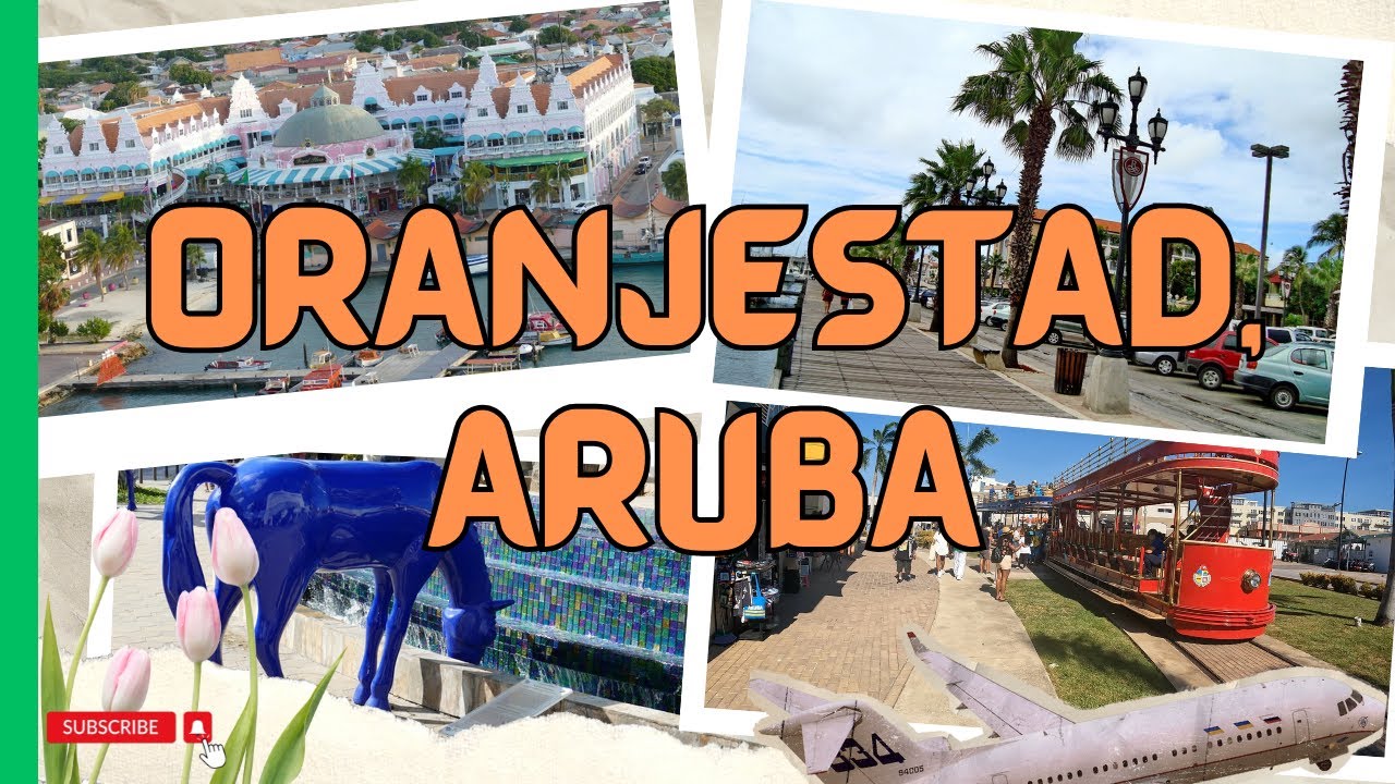 Oranjestad Aruba Trolley Ride & Walking Tour Adventure! - YouTube
