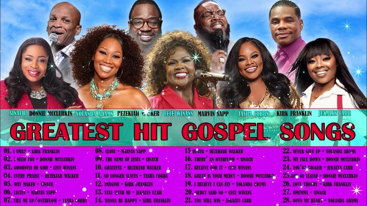 Best Gospel Mix ️Cece Winans, Donnie McClurkin, Sinach, Yolanda Adams, Tasha Cobbs, Kirk ...