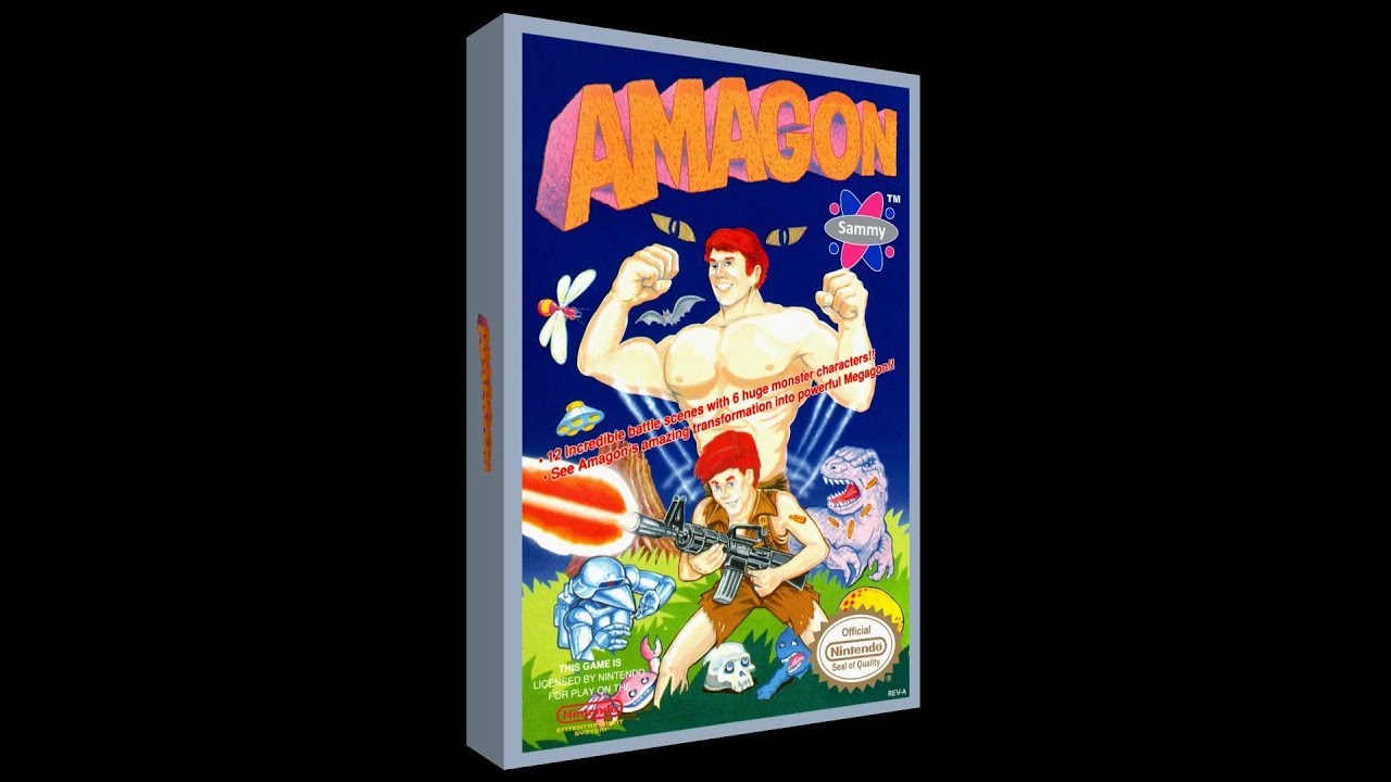 Let's play a round with Amagon (1988) [NES] - YouTube