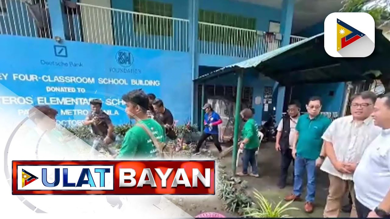 MMDA, nagsagawa ng Brigada Eskwela sa Pateros Elementary School - YouTube