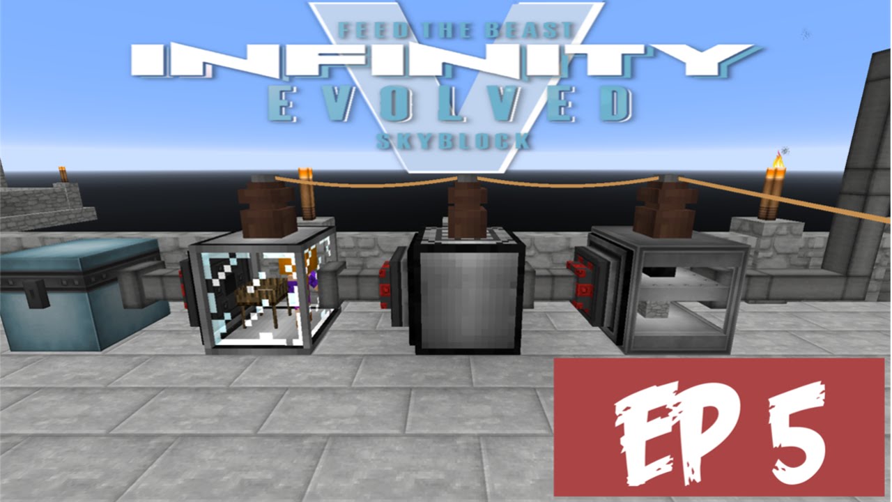 FTB Infinity Evolved SkyBlock - Automatic Sieve |Ep.5| Modded FTB ...