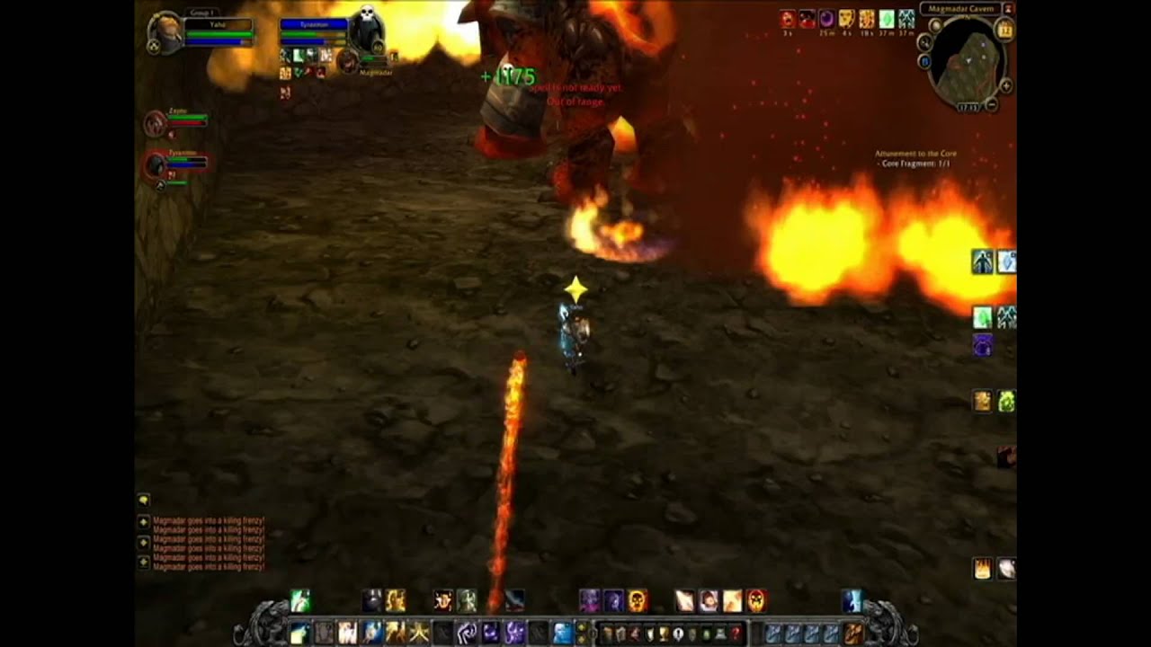Taking down Magmadar in Molten Core. - YouTube