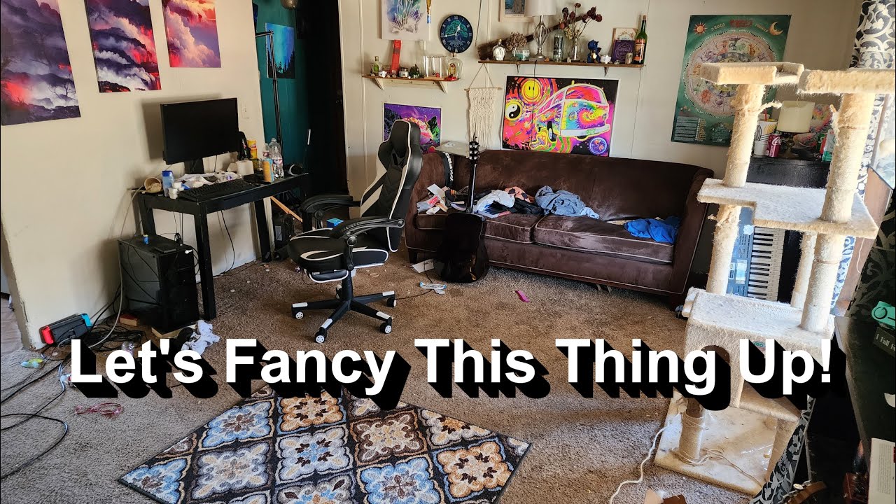 Making A Worn-Down Home Look Fancy (Even if You're BROKE!) - YouTube