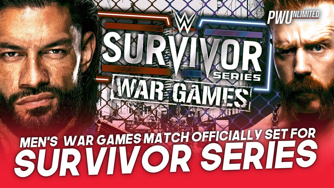 Men's War Games Match Officially Set For Survivor Series - YouTube