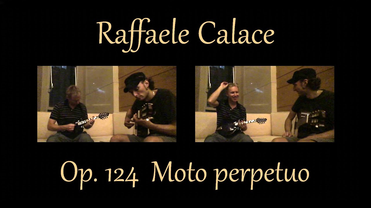 Raffaele Calace Op. 124 Moto perpetuo, mandolin & guitar - YouTube