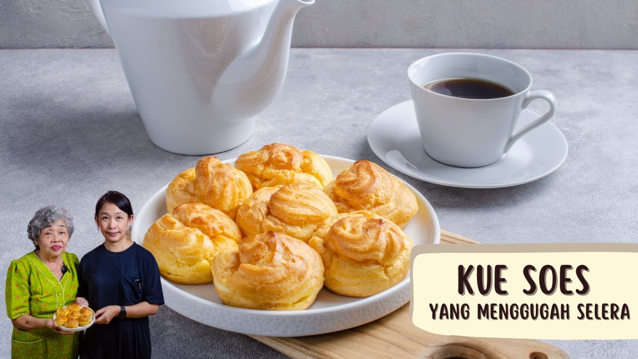 Membuat Kue Soes yang menggugah selera - YouTube
