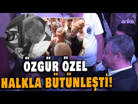 Adımını Attığı Yer Miting Alanı! Özgür Özel Yine, Yeni, Yeniden Halkla İç İçe!