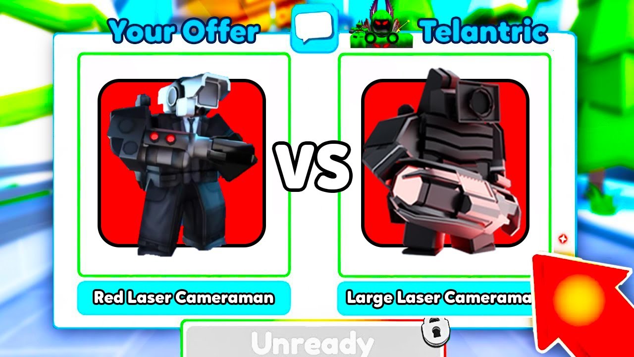 RED LASER CAMERAMAN VS LARGE LASER CAMERAMAN - Toilet Tower Defense ...