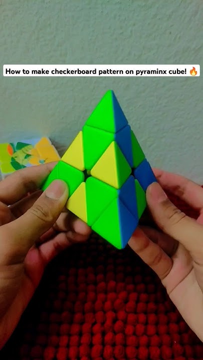 how to make a pattern on pyraminx cube..!! 🤯😘🔥#cube #cubing #rubik #shorts #shortvideo #short # ...