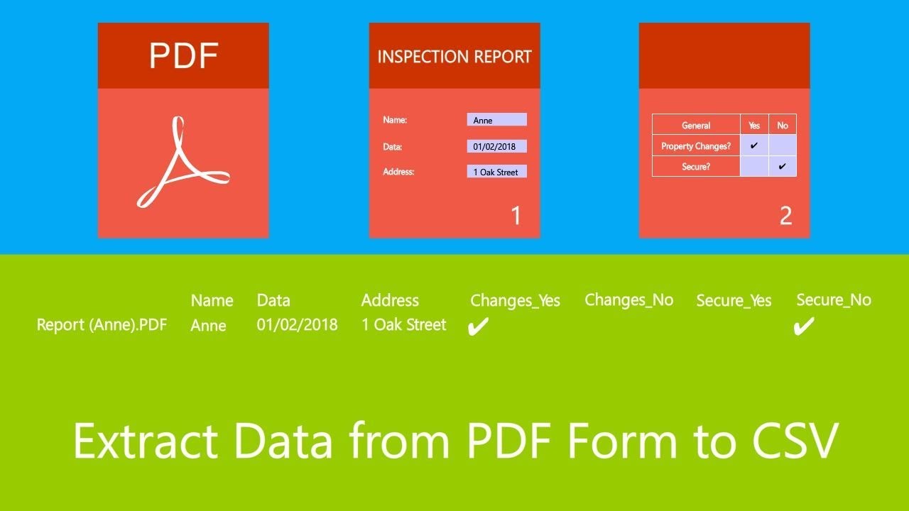 Extract Data From PDF Form To CSV YouTube Extract Data From PDF Form To CSV YouTube