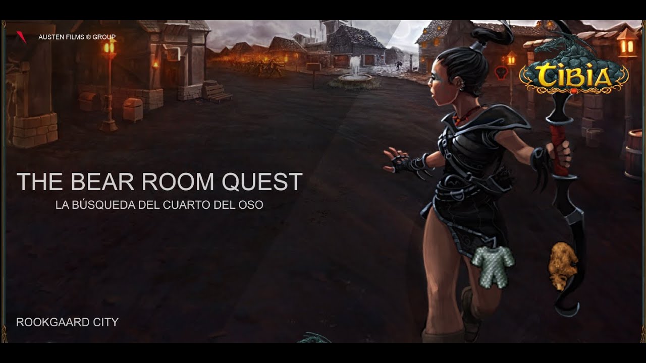 Tibia EN ESPAÑOL - Bear Room Quest | Present Quest - Rookgaard. HD ...