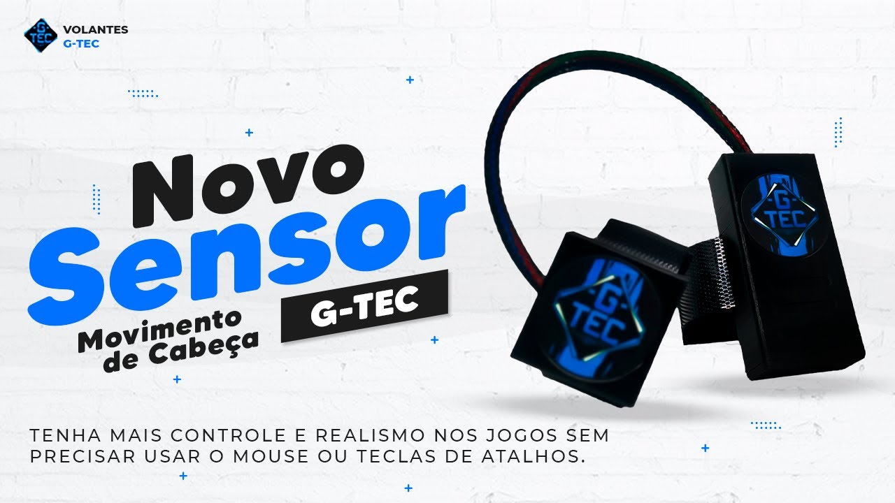 NOVO SENSOR de MOVIMENTO de CABEÇA 3DOF G-TEC - YouTube