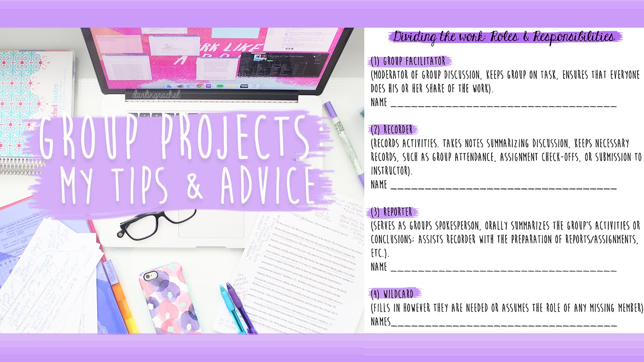Group Projects: Tips & Tricks ♡ - YouTube