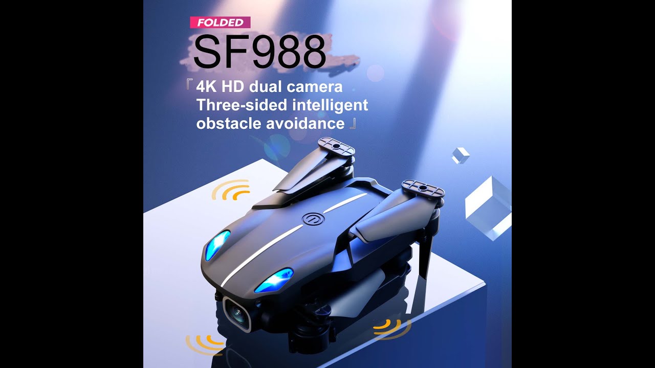 Free shipping SF988 Mini Drone 4K HD Camera WIFI FPV Obstacle Avoidance ...