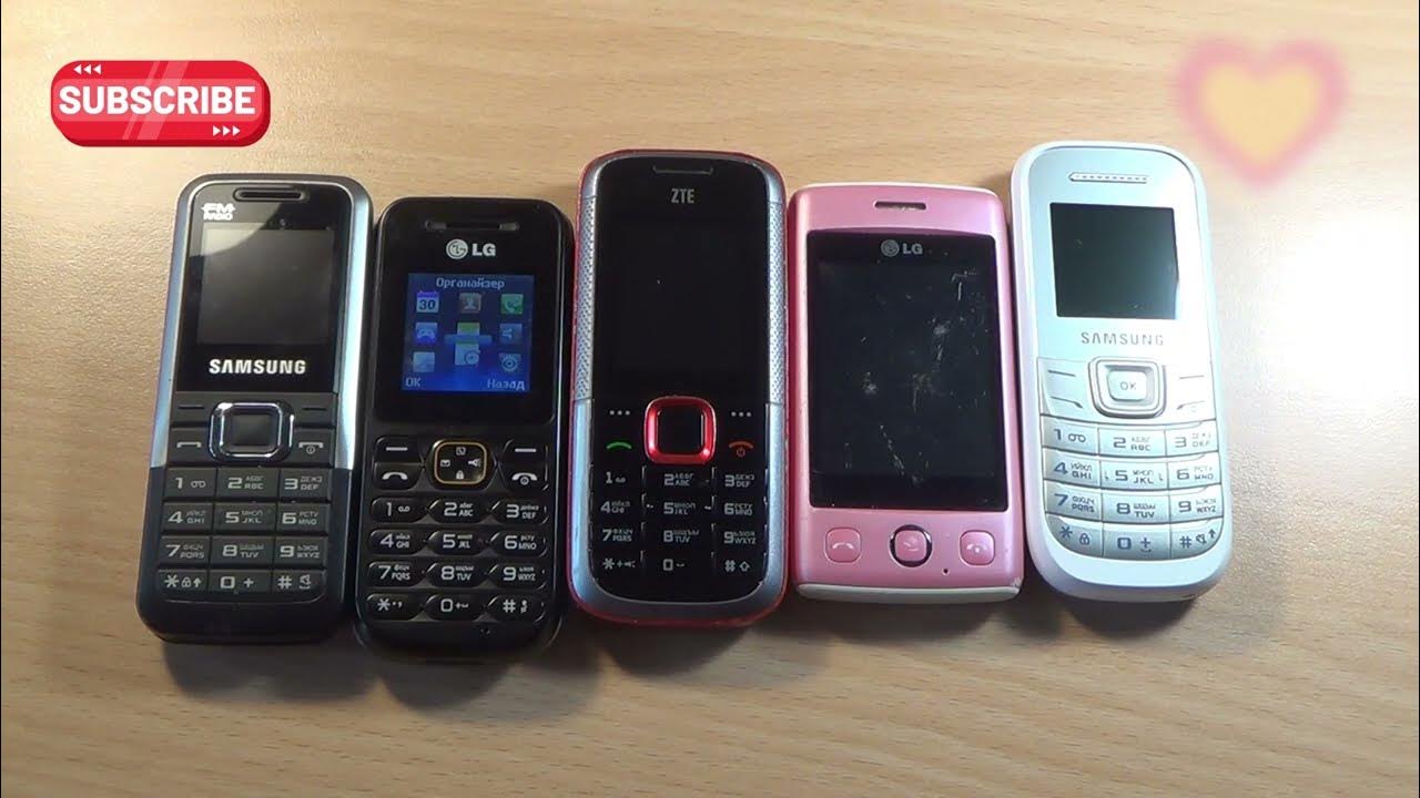 SAMSUNG E-1125 / LG A100 / ZTE / LG T300 / SAMSUNG GT-E1200M / Incoming Call Collection - YouTube