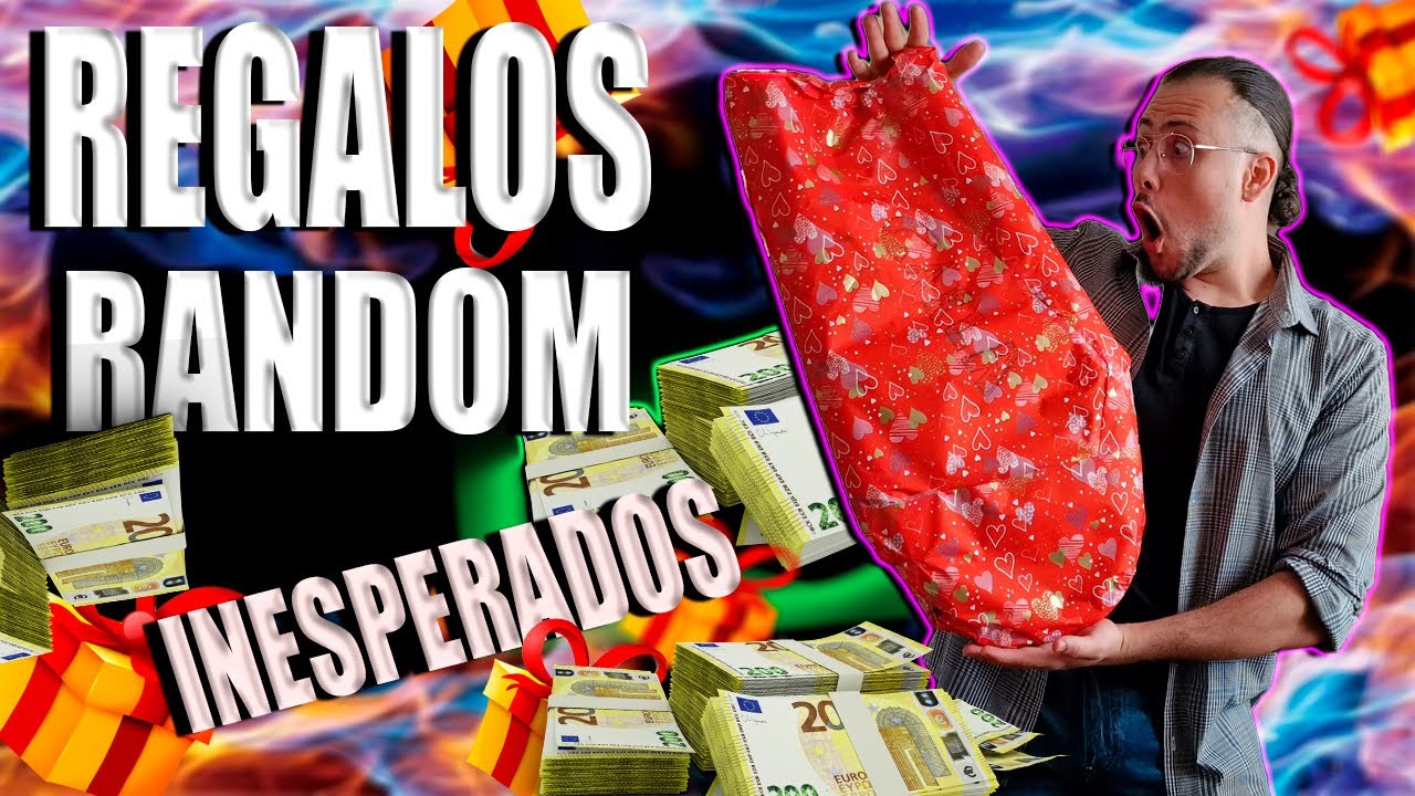 🎁 REGALANDO cosas RANDOM a mis AMIGOS y OJO a sus REACCIONES 🎁 Te ...