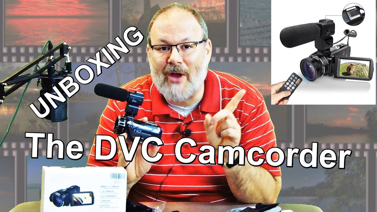 UNBOXING and REVIEW of the DVC Digital Video Camera Camcorder with boom ...