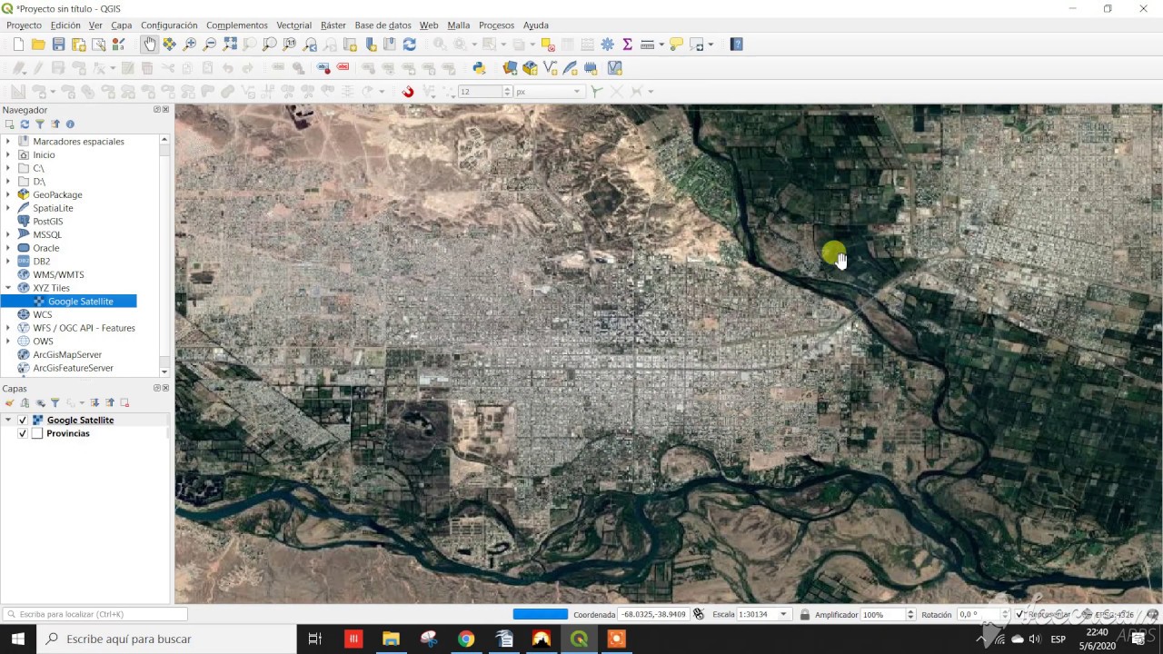 Agregar XYZ Tiles - Lecciones básicas de QGIS 3.12 - YouTube