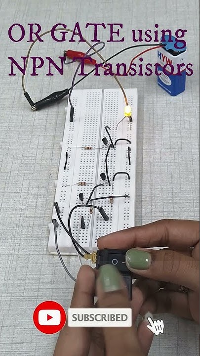 How to Make OR GATE using NPN Transistors #shorts #school #project # ...