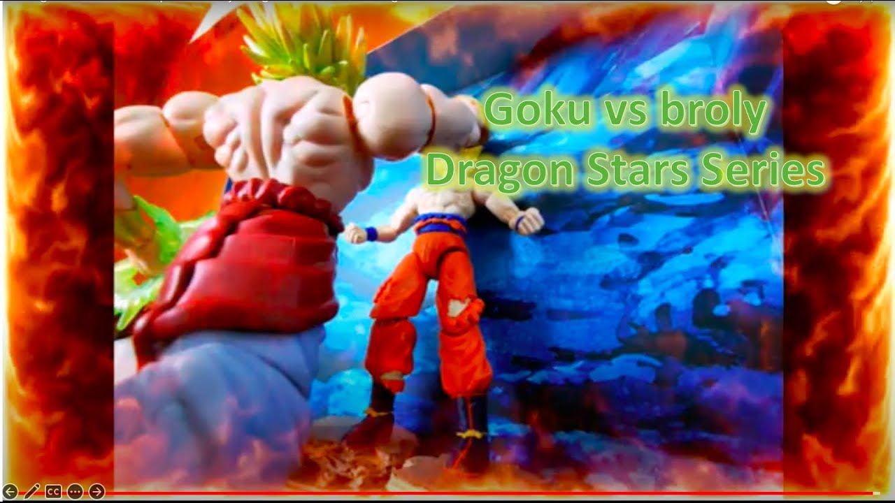 Dragon stars battle pack broly vs goku battle damage - YouTube