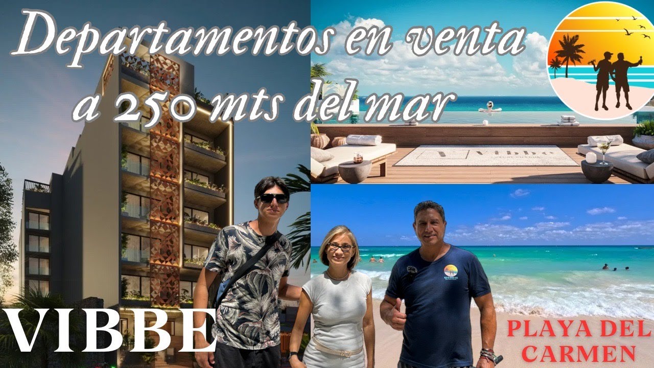 Departamentos en venta a 250 m del Mar en Playa del Carmen , Vibbe, 19 ...