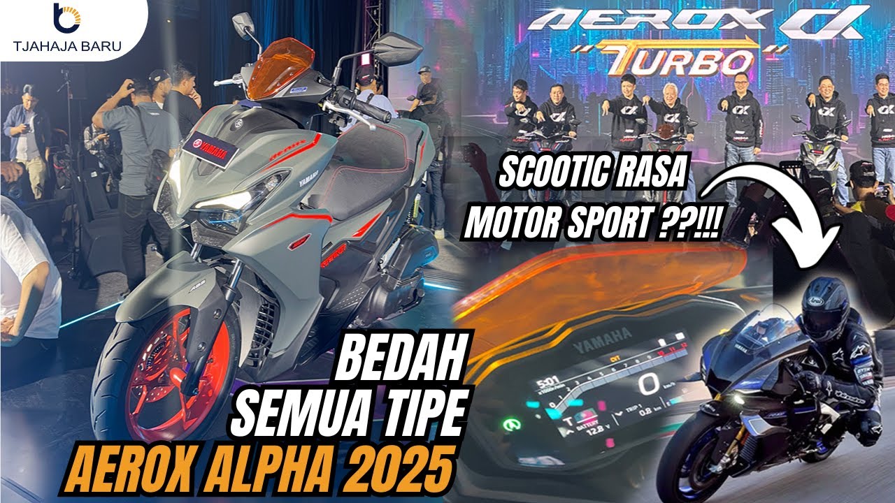 SCOOTER RASA MOTOR SPORT INI DIA AEROX ALPHA 2025 !! - YouTube