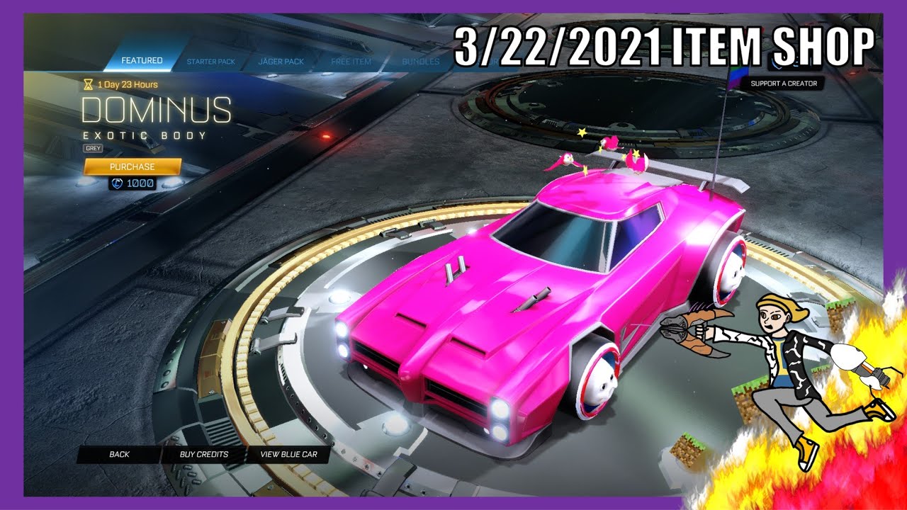 *Exotic* Grey Dominus Body! | Rocket League Item Shop (22/3/2021) - YouTube
