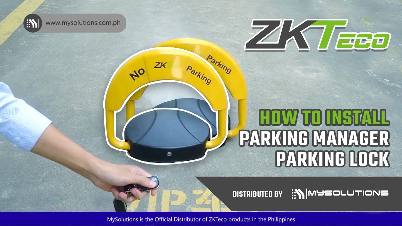 ZKTECO PARKING LOCK - PLOCK 2 INSTALLATION - YouTube