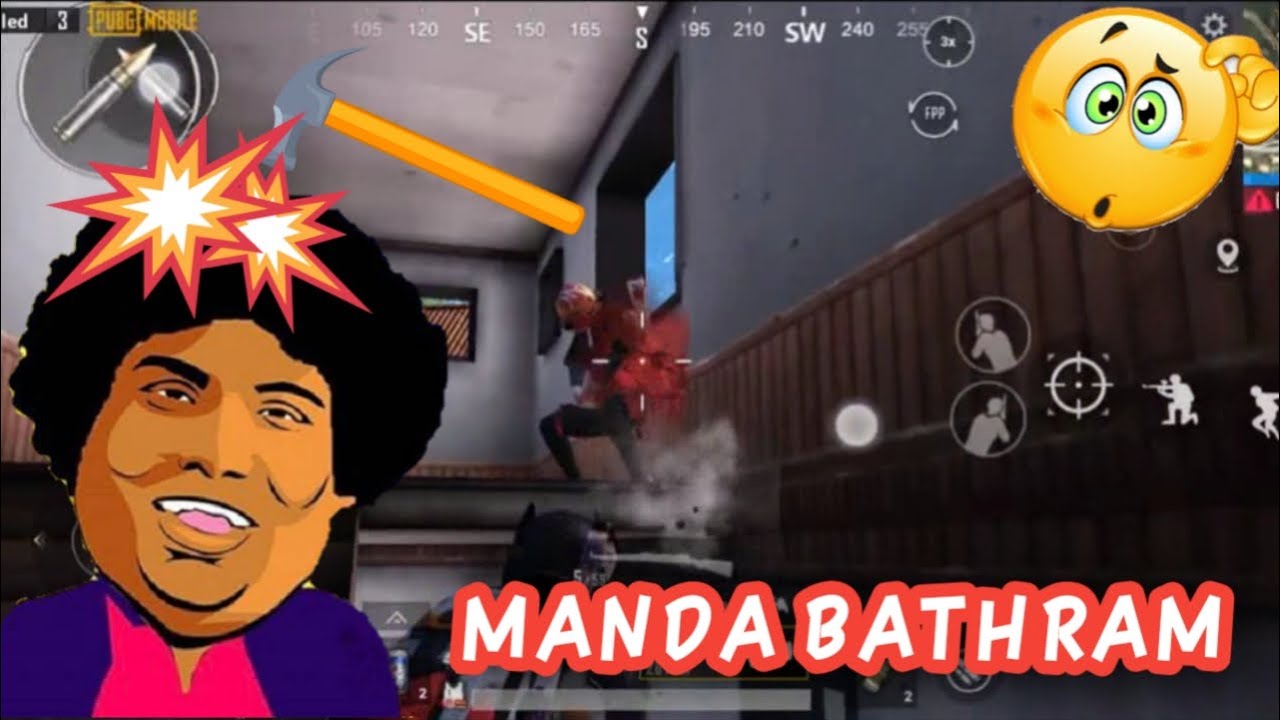PUBG MOBILE | MANDA BATHRAM | INTENSE GAMEPLAY - YouTube