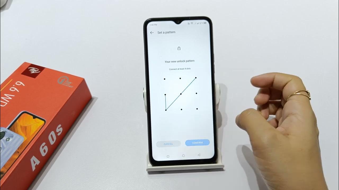 itel a60s screen lock settings | itel a60 set password | itel a60s me pattern lock kaise set ...