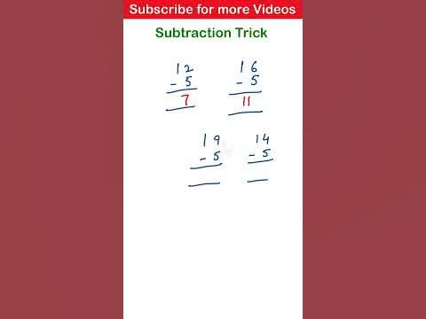 Vedic maths for fast calculations | Maths Magic | Vedic Maths full course | subtraction Tricks ...