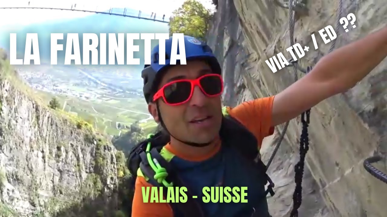 Via Ferrata la Farinetta: Tranquille au début...Vertigineuse à la fin ...