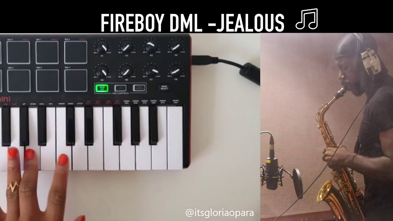 Fireboy DML - Jealous (Sax Cover) w/ProdbyGloria - YouTube